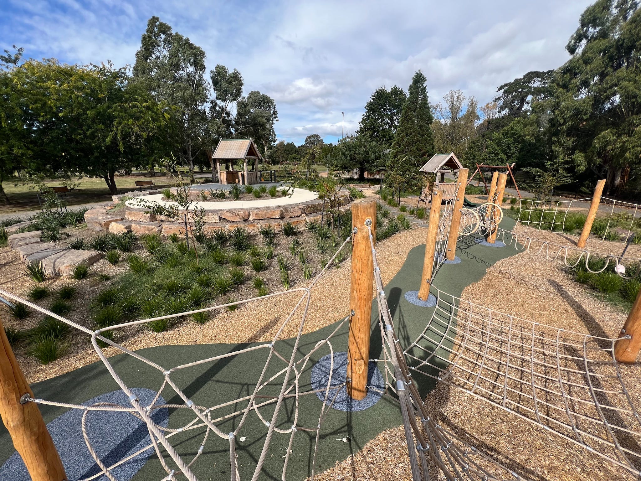 Mansfield Botanic Park Adventure Playground - Victoria's High Country