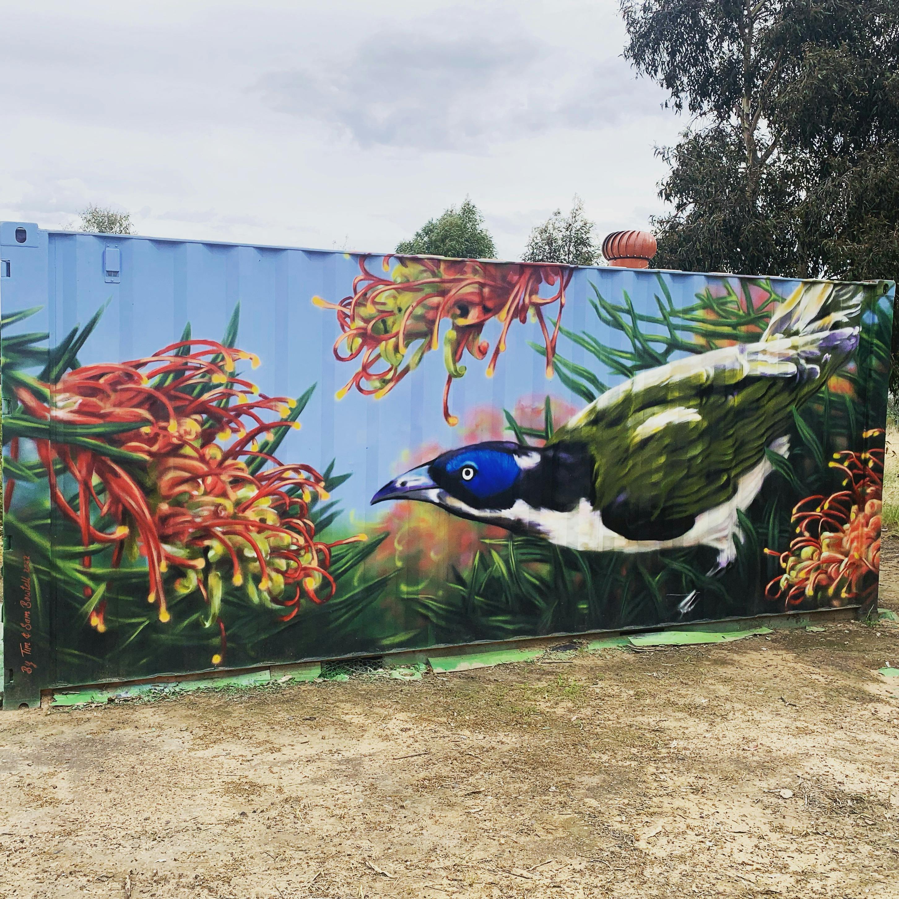 Winton Cemetery Mural - Victoria's High Country
